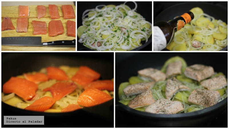 Salmón Al Horno Con Papas ¡Delicioso! | delicias.tv blog