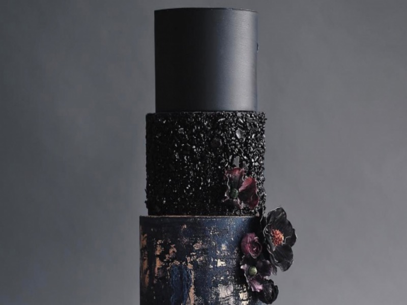 ¿Te Gusta El Color Negro? Mira Estos Elegantes Pasteles De Boda ...
