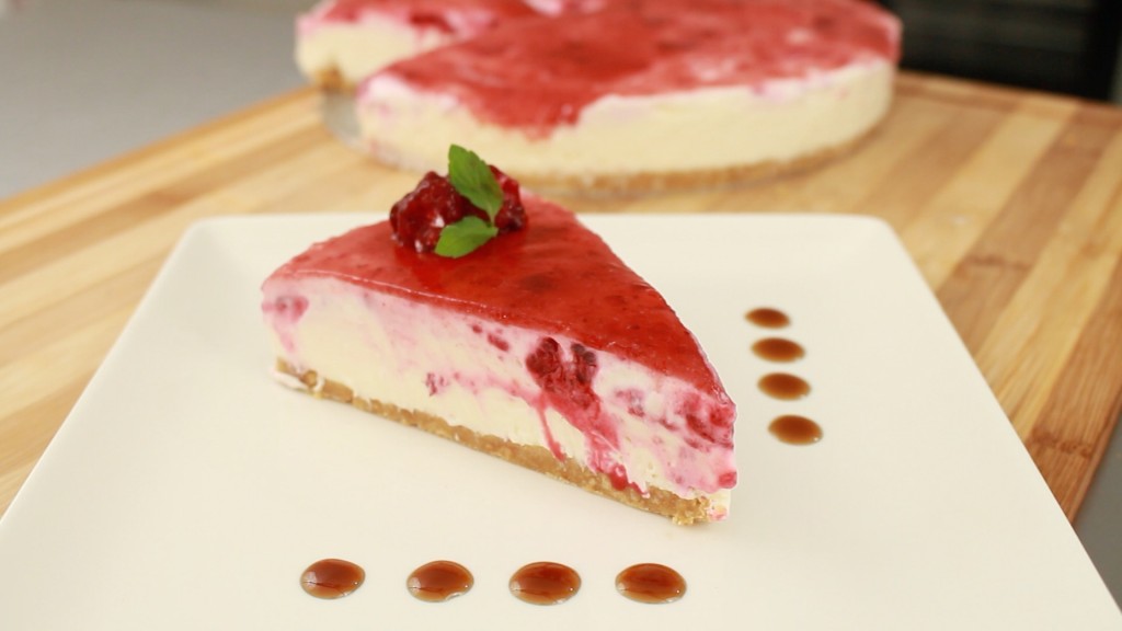 Cheesecake de frambuesa | delicias.tv