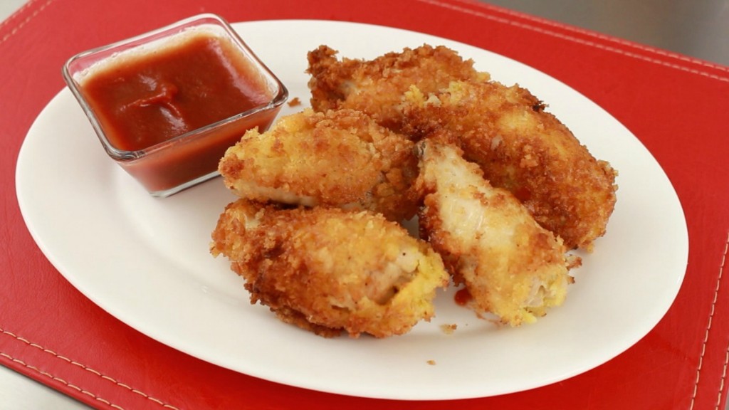 Alitas de pollo apanadas | delicias.tv