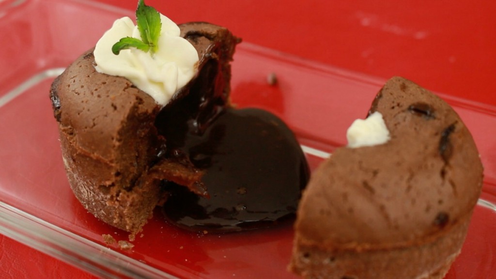 Volcán de chocolate | delicias.tv