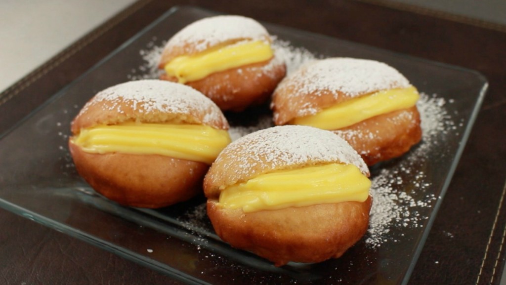 Berlines con crema pastelera | delicias.tv