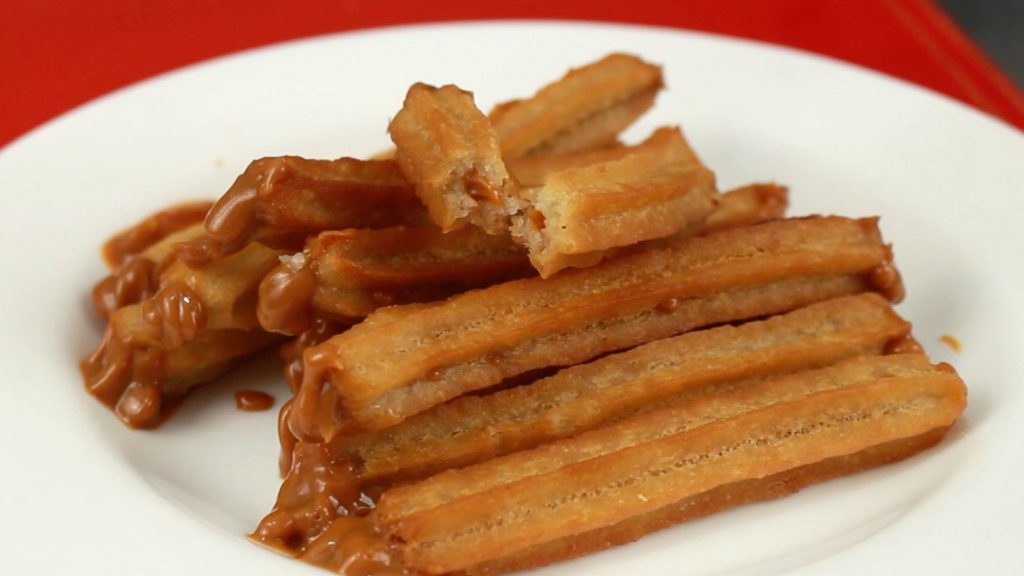 Churros rellenos | delicias.tv